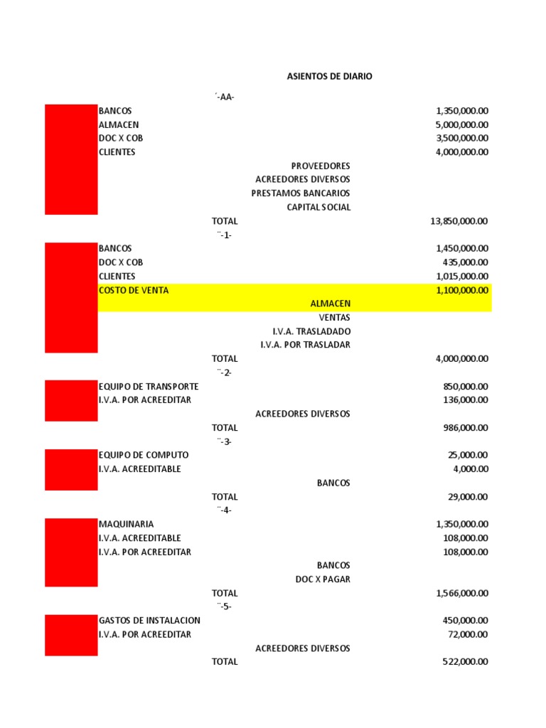 Ejercicio 1 Finalizado | PDF | Hoja de balance | Bancos