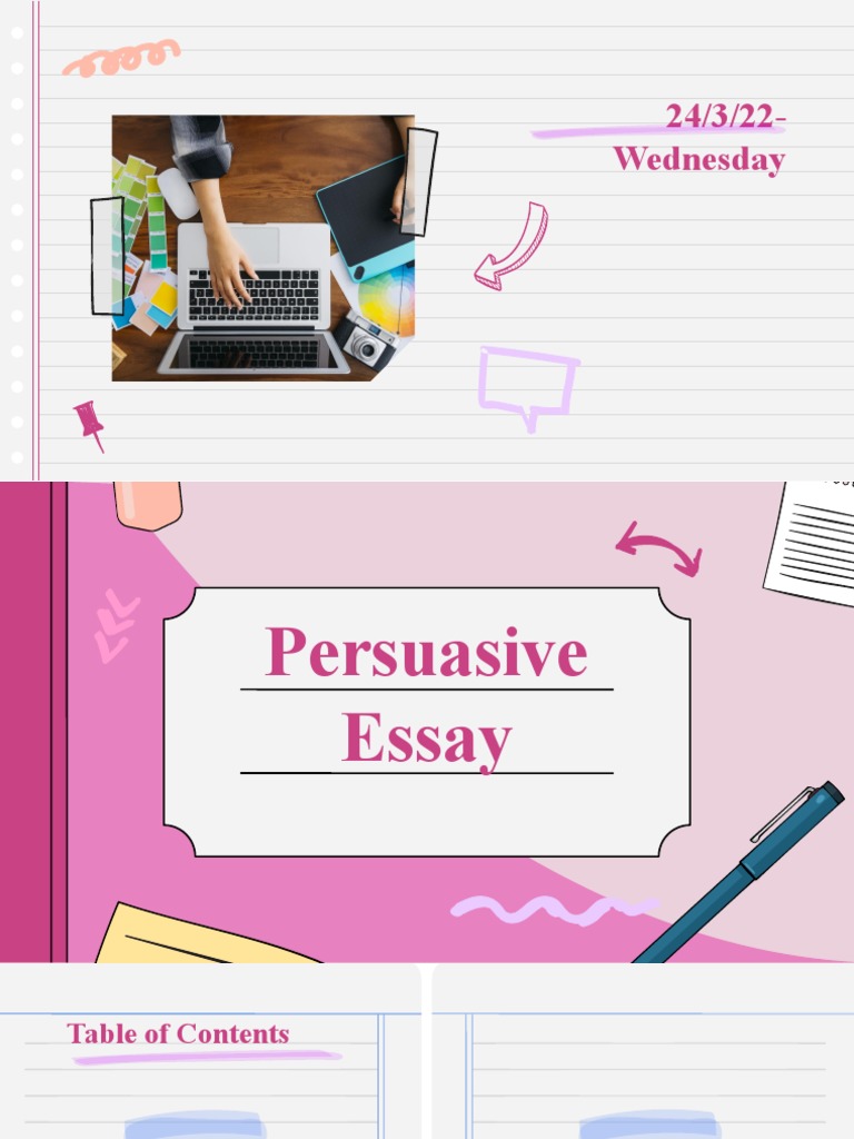 Persuasive Essay Writing Guide | PDF | Career & Growth
