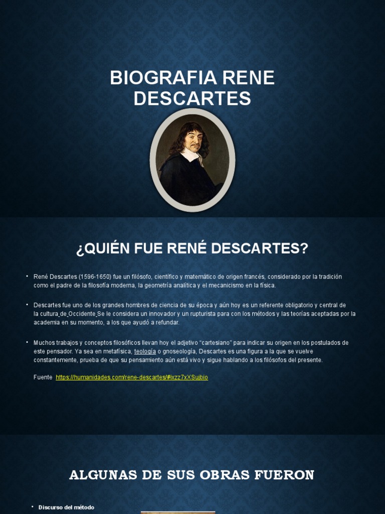 Biografia Rene Descartes | PDF