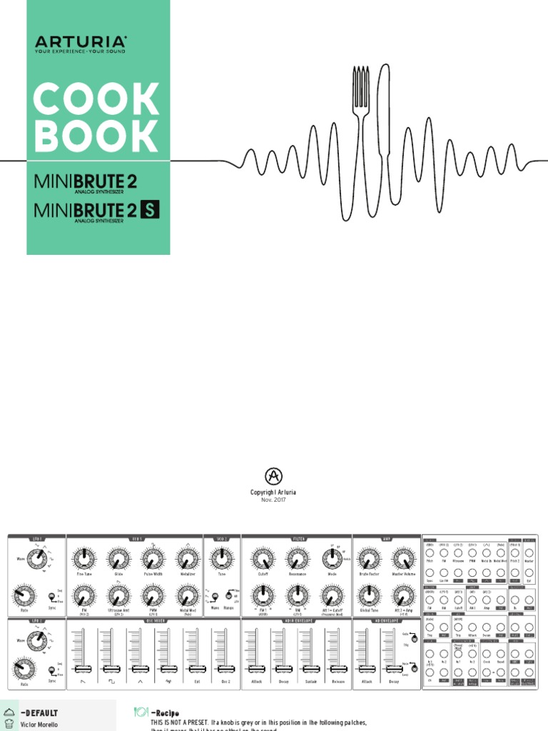 Cook Book Minibrute2 | PDF | Synthesizer | Sound