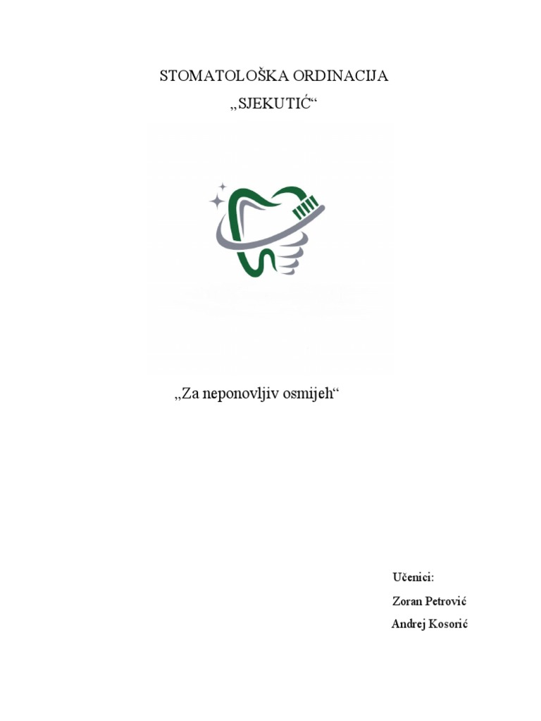 Stomatoloska Ordinacija | PDF