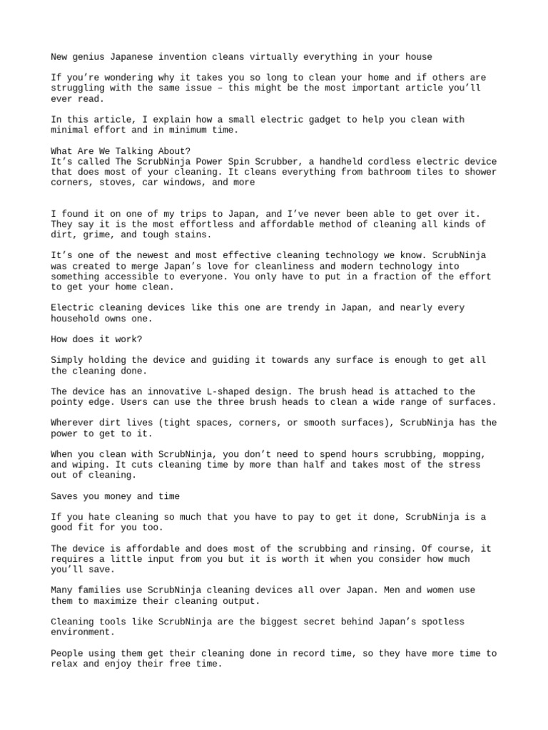 New Genius Japanese Invention Clean | PDF