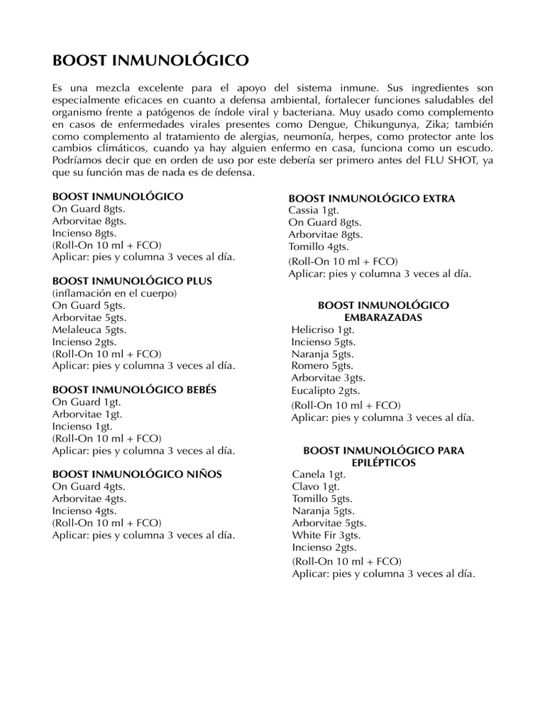 Boost Inmunologico-1 | PDF | Cocina, comidas y vino