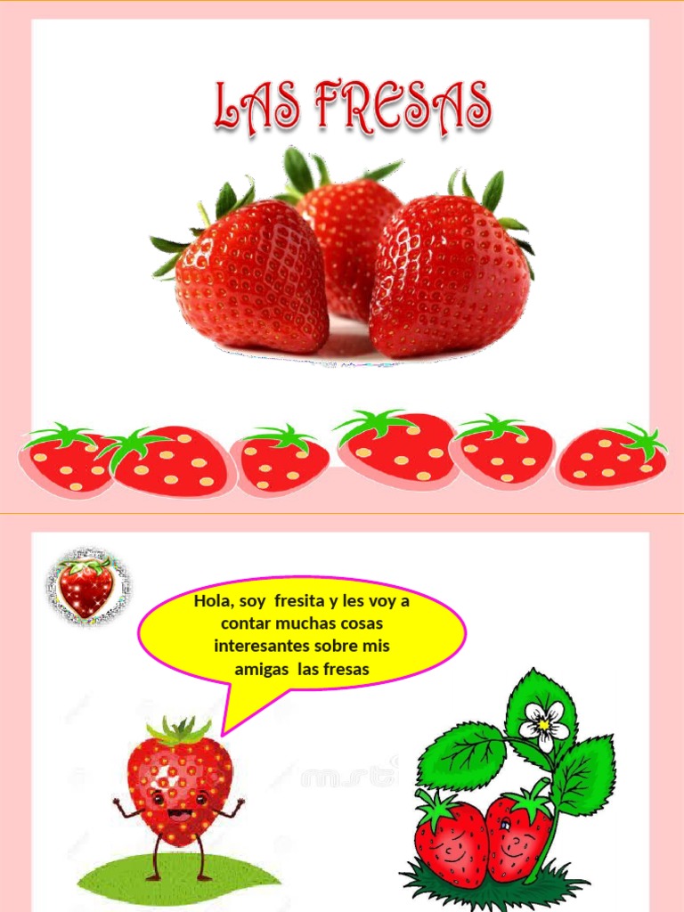 Actividad La Fresa 3 A 5 | PDF