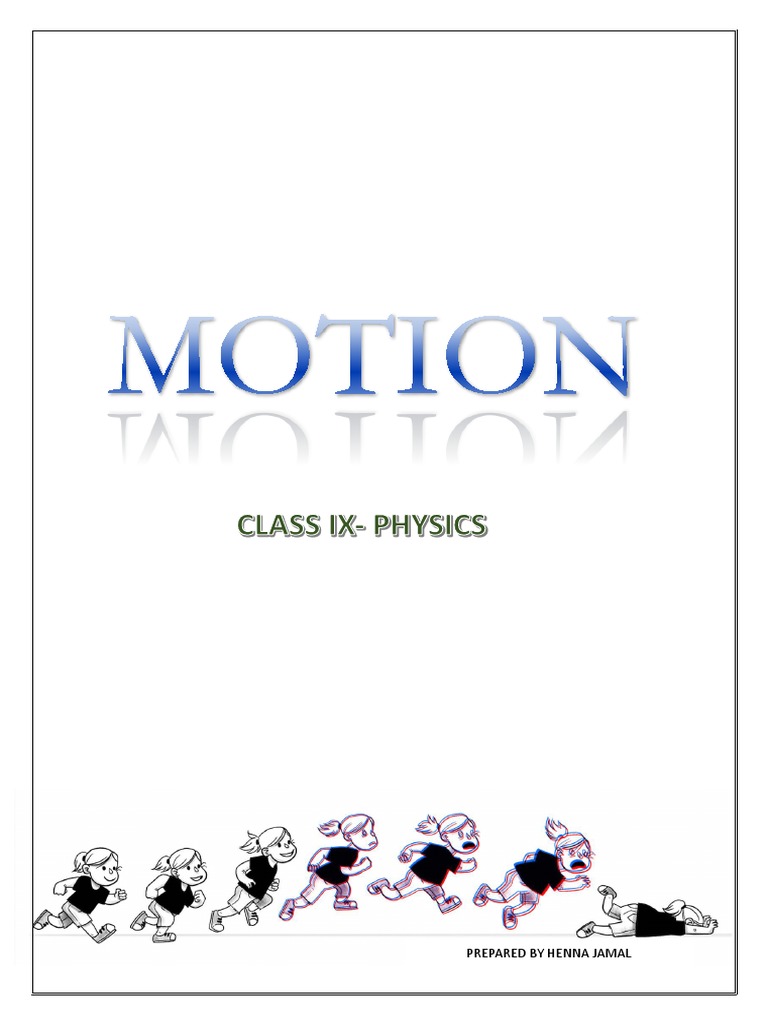 1.motion Notes | PDF