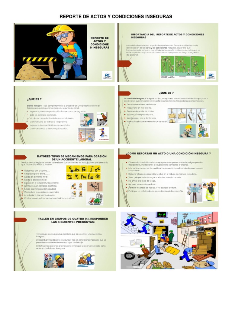 Reporte de Actos y Condiciones Inseguras | PDF