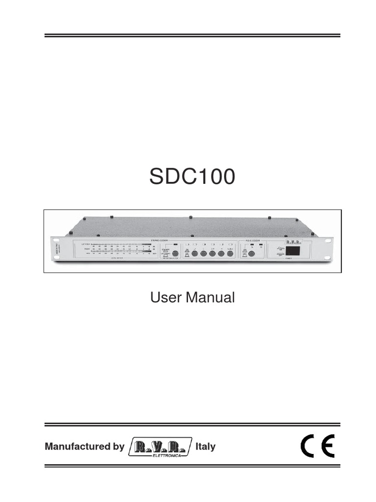 Stereo Coder RVR | PDF