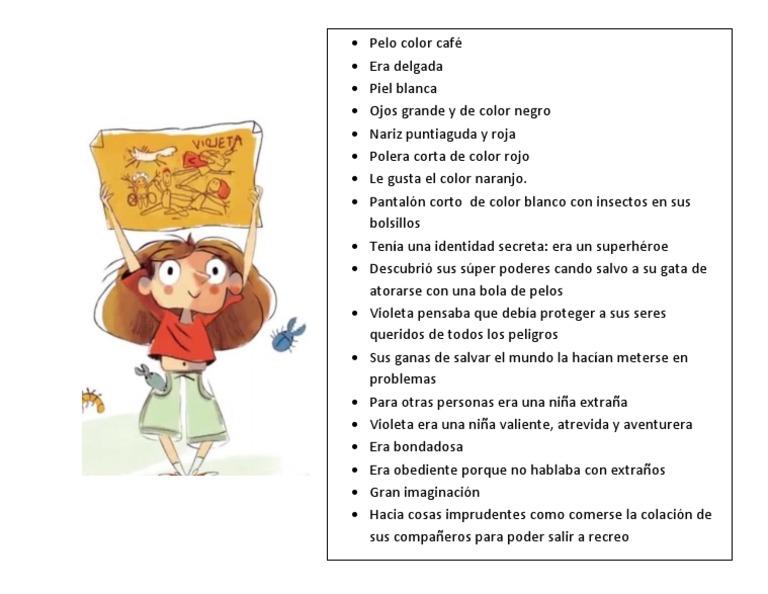 Superhéroe Violeta: Características y Poderes | PDF