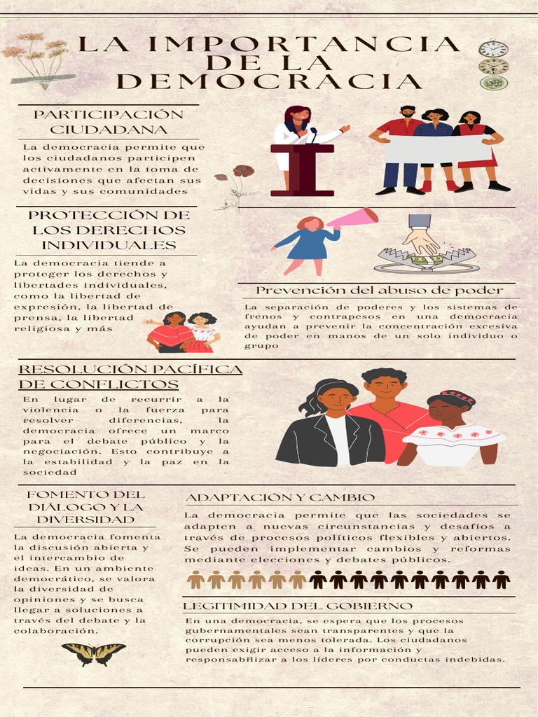 Infografía Democracia | PDF