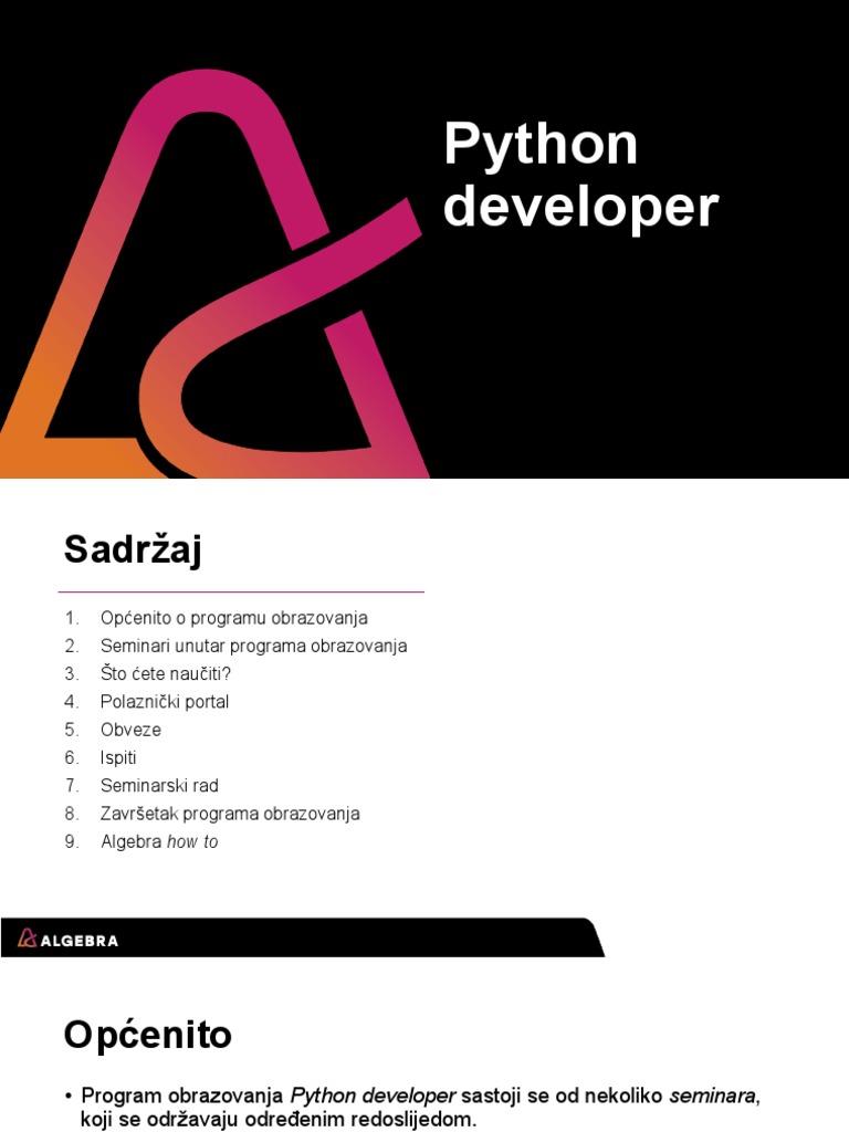 Python - Uvodna Prezentacija | PDF