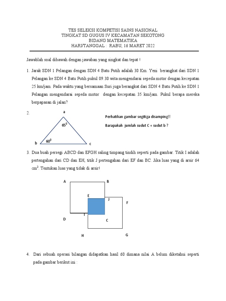 Fix Soal KSN 2022 | PDF