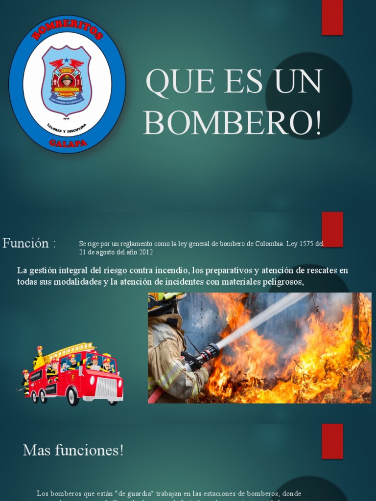 Que Es Un Bombero! | PDF