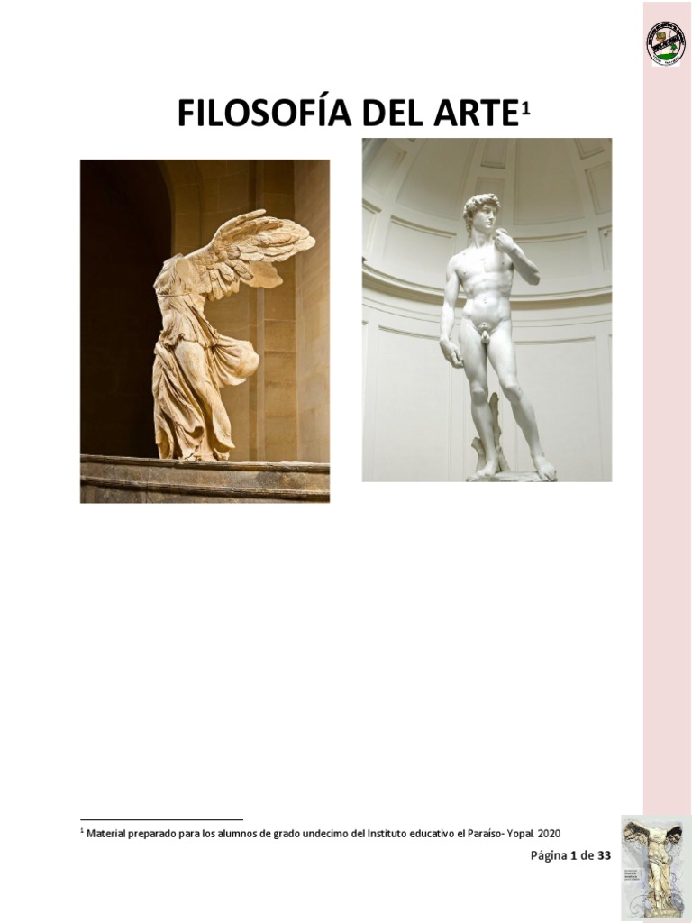 Filosofia Del Arte Guia - Share | PDF
