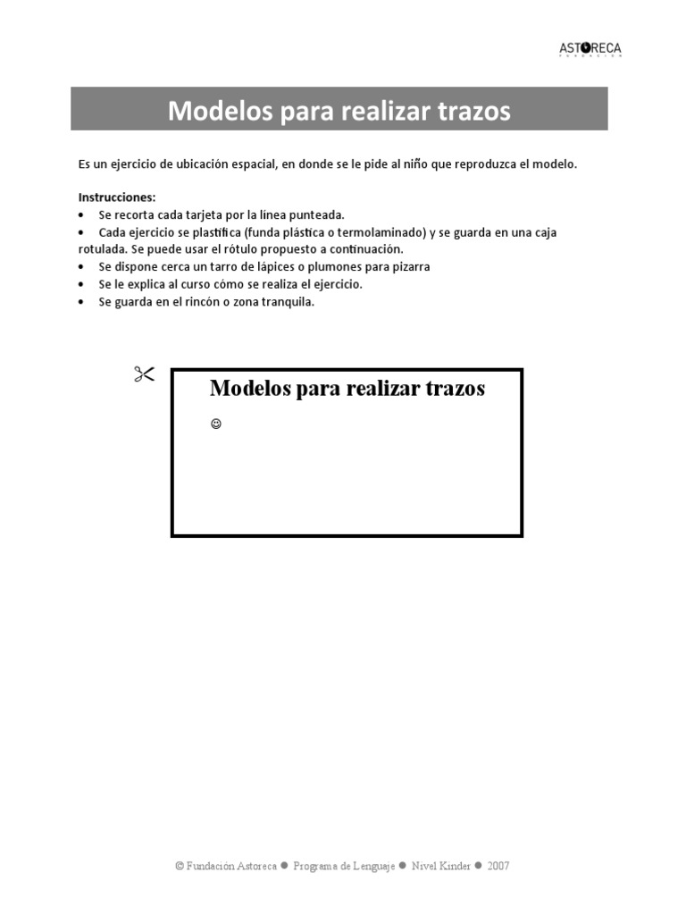 Modelos para Reproducir Trazos | PDF
