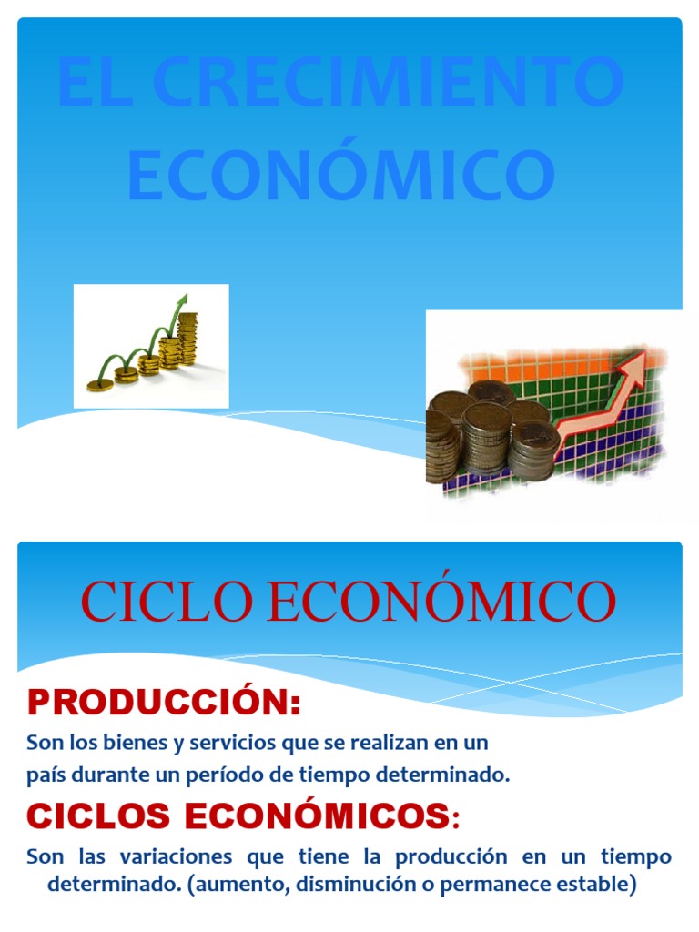 El Crecimiento Economico | Descargar gratis PDF | Crecimiento económico | Ciclo comercial