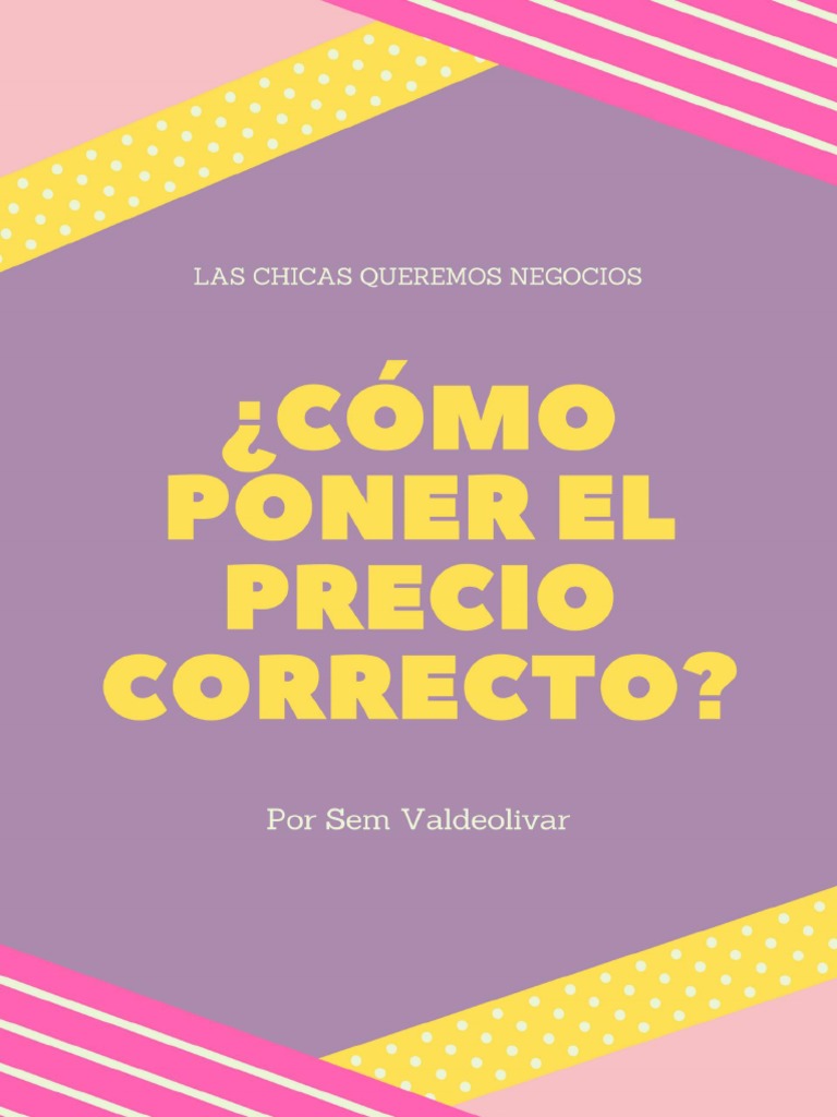 Cómo Poner El Precio Correcto | PDF | Precios | Marketing