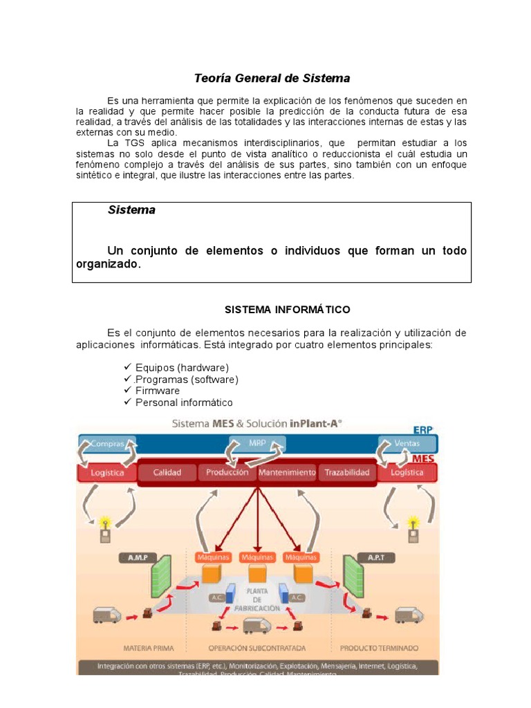 Teoría General de Sistema | PDF | Science | Entropía
