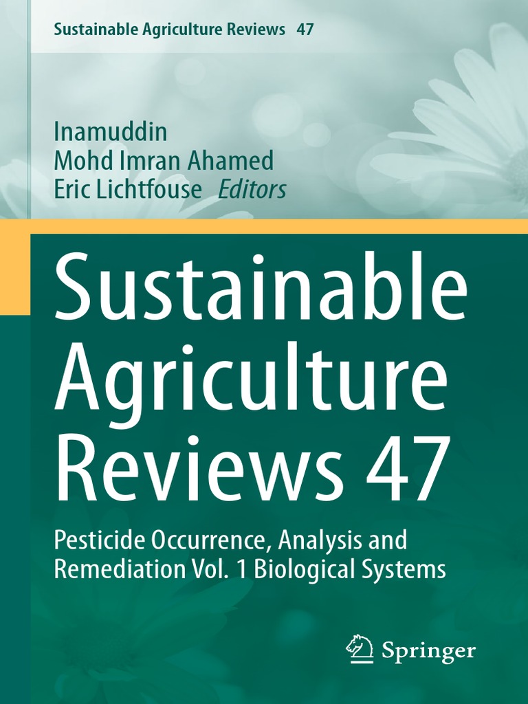 Sustainable Agriculture Reviews 47: Inamuddin Mohd Imran Ahamed Eric ...