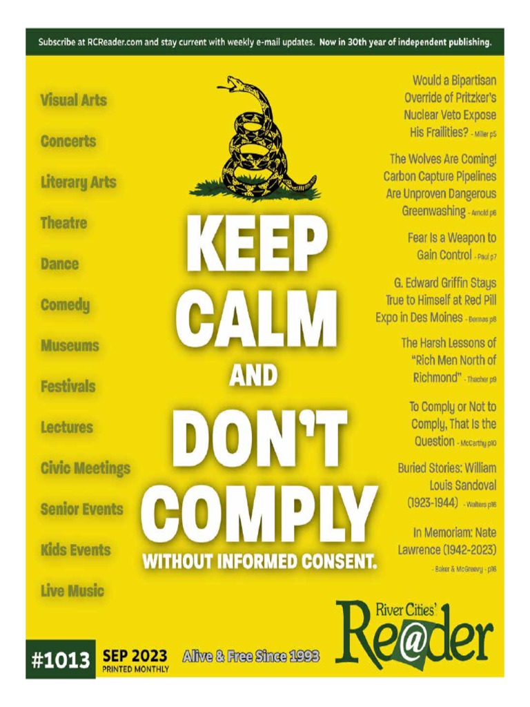 River Cities Reader #1013 - September 2023 | PDF | Carbon Dioxide | Carbon Capture And Storage