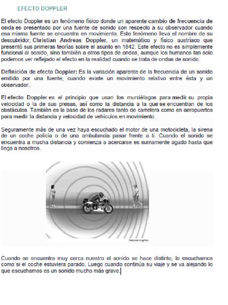 Efecto Doppler | PDF
