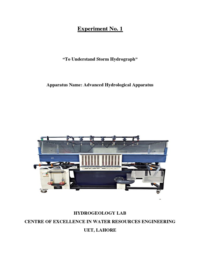 Hydrology Lab Experiment No 1 | PDF | Drainage Basin | Surface Runoff