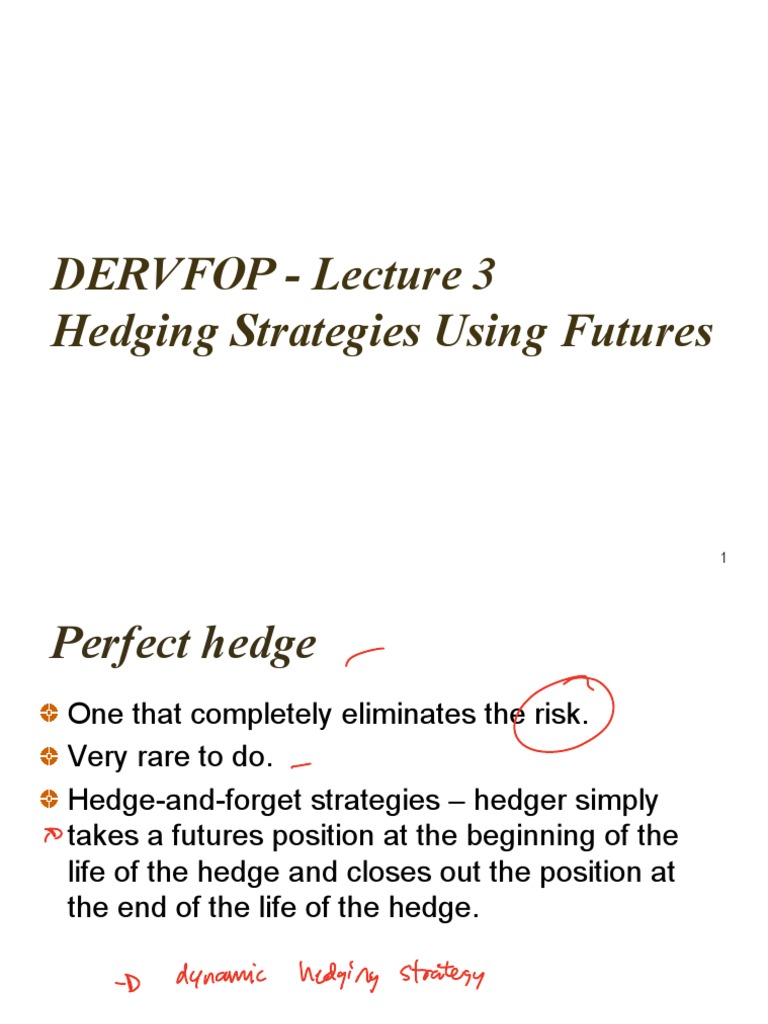 Hedging Strategies with Futures | PDF | Hedge (Finance) | Futures Contract