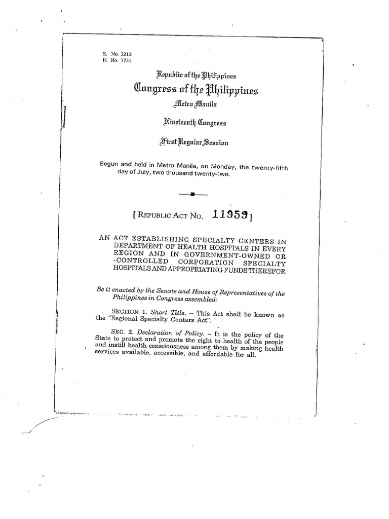 Ra 11959 FRM | PDF