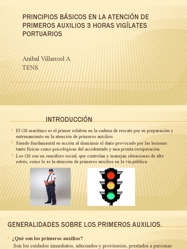 2 HR - Principios Básicos en La Atención de Primeros Auxilios 2 Horas | PDF | Herida | Quemar