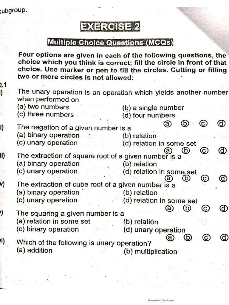 MCqs GRoup Theory (Algebra-1) | PDF