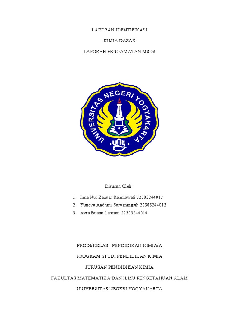 Laporan Identifikasi | PDF