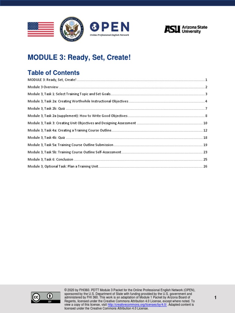 PDTT MOOC 2020 Module 3 Packet-1 | PDF | Lesson Plan | Educational Assessment