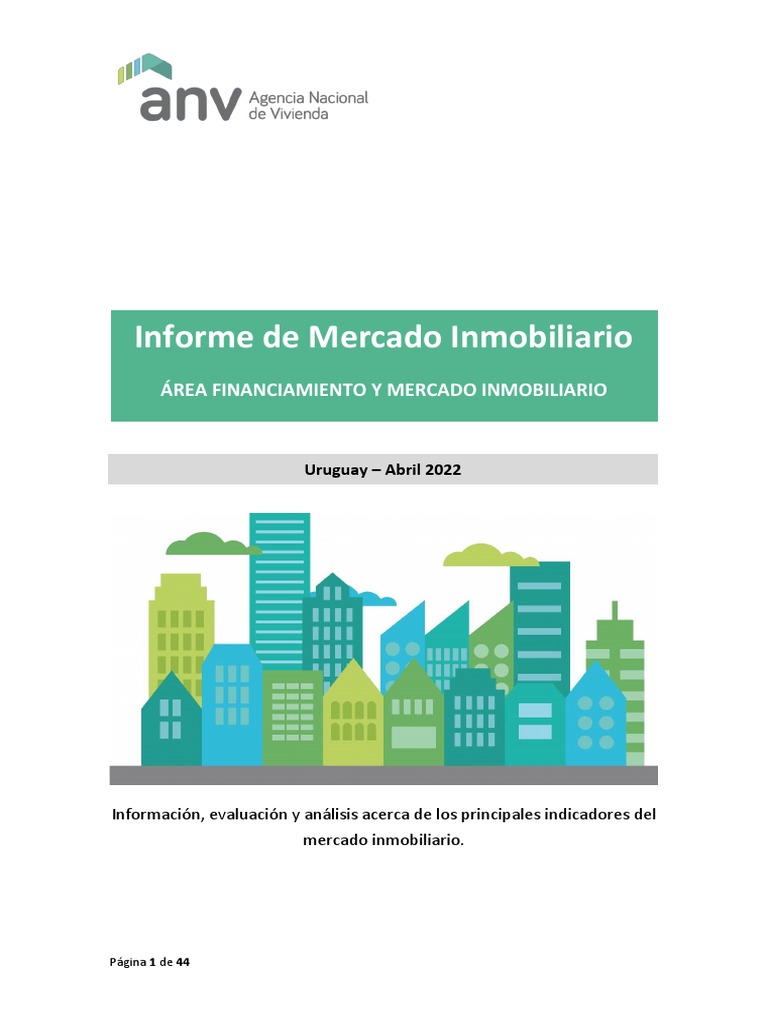 Informe Mercado Inmobiliario 20220512 | PDF