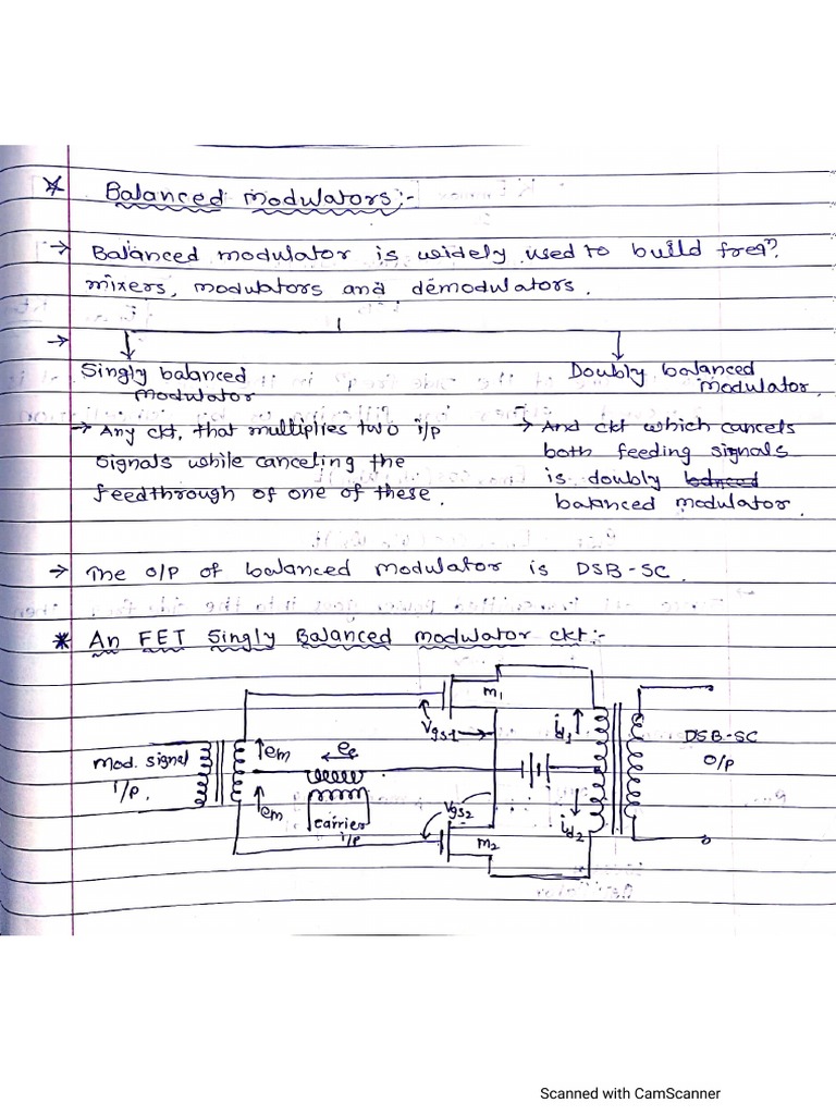 Balanced Modulator Pdf