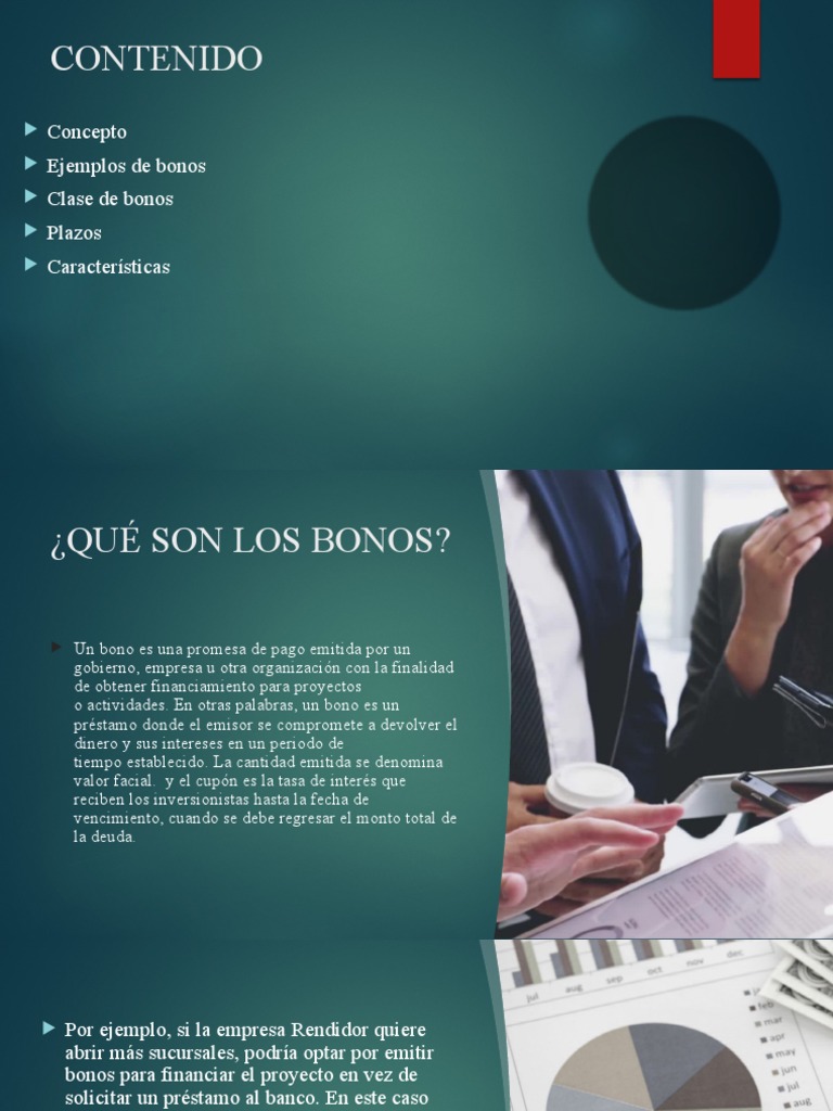 Presentación Sobre Los Bonos | PDF | Renta Fija | Bonos (Finanzas)