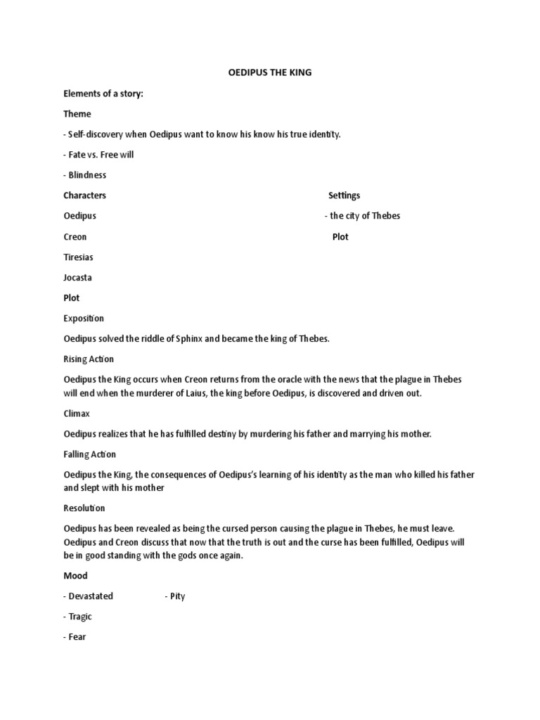 Oedipus The King | PDF