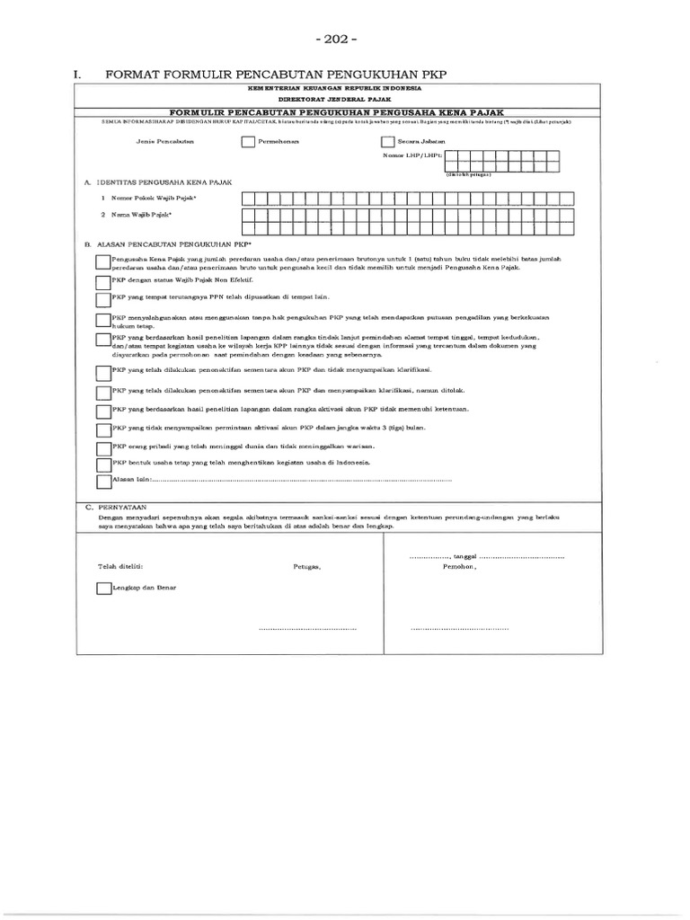 Pencabutan PKP | PDF