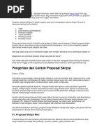 Contoh Lengkap Proposal Skripsi | PDF
