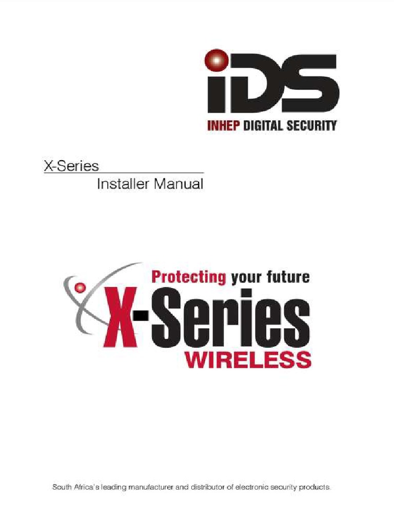 IDS X Series Installer Manual | PDF