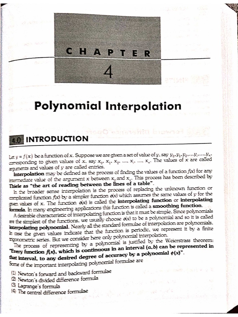 Newtons Forward And Bakward Interpolation Formula Pdf 