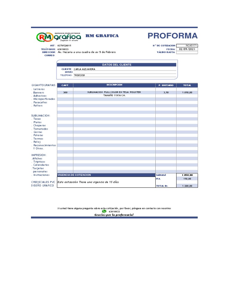 Pro-Forma 2-9-23 | PDF