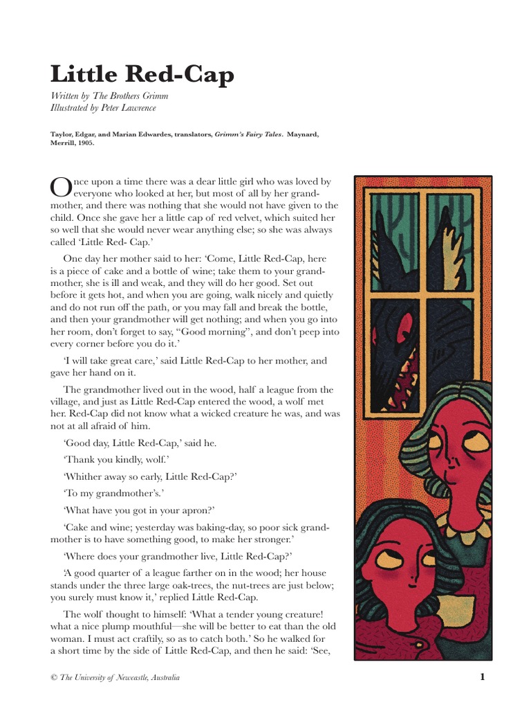 Little Red Cap | PDF | Little Red Riding Hood