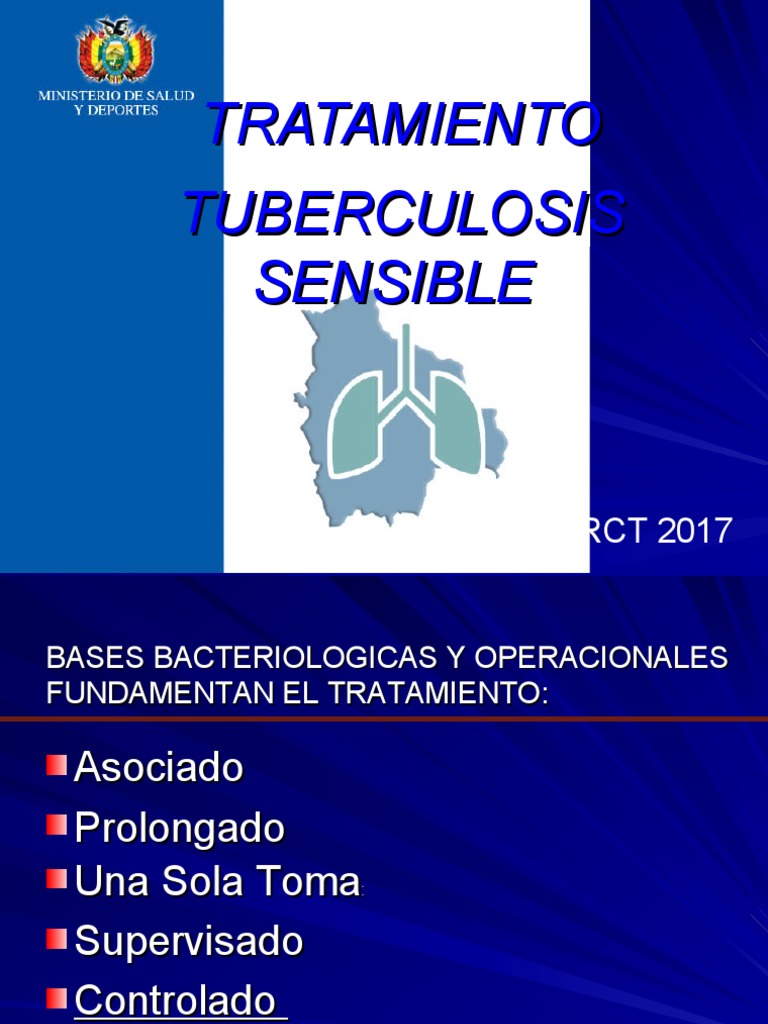 Esquema de Tratamiento TB Sensible | PDF | Tuberculosis | Medicamentos ...