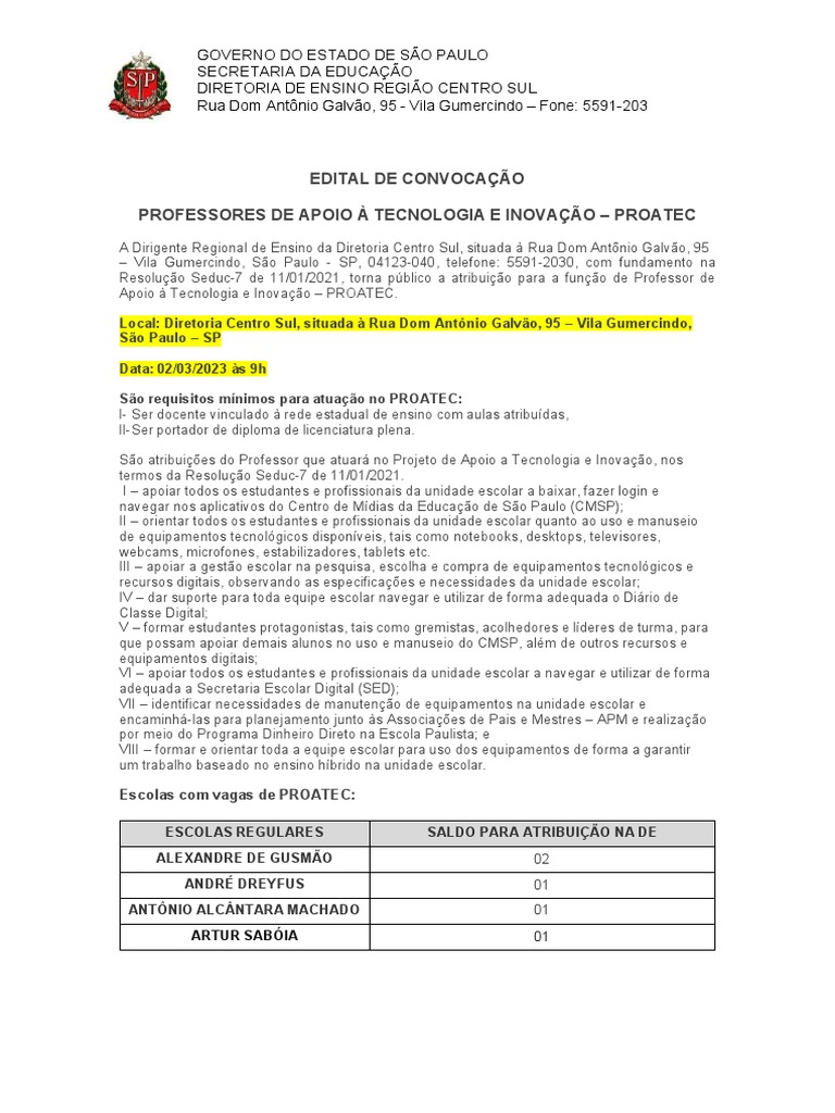 Proatec Novo | PDF Proatec Novo | PDF