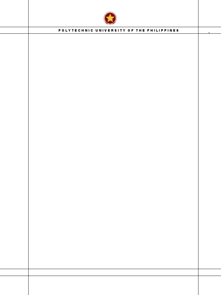 Pup Thesis Paper Template | PDF