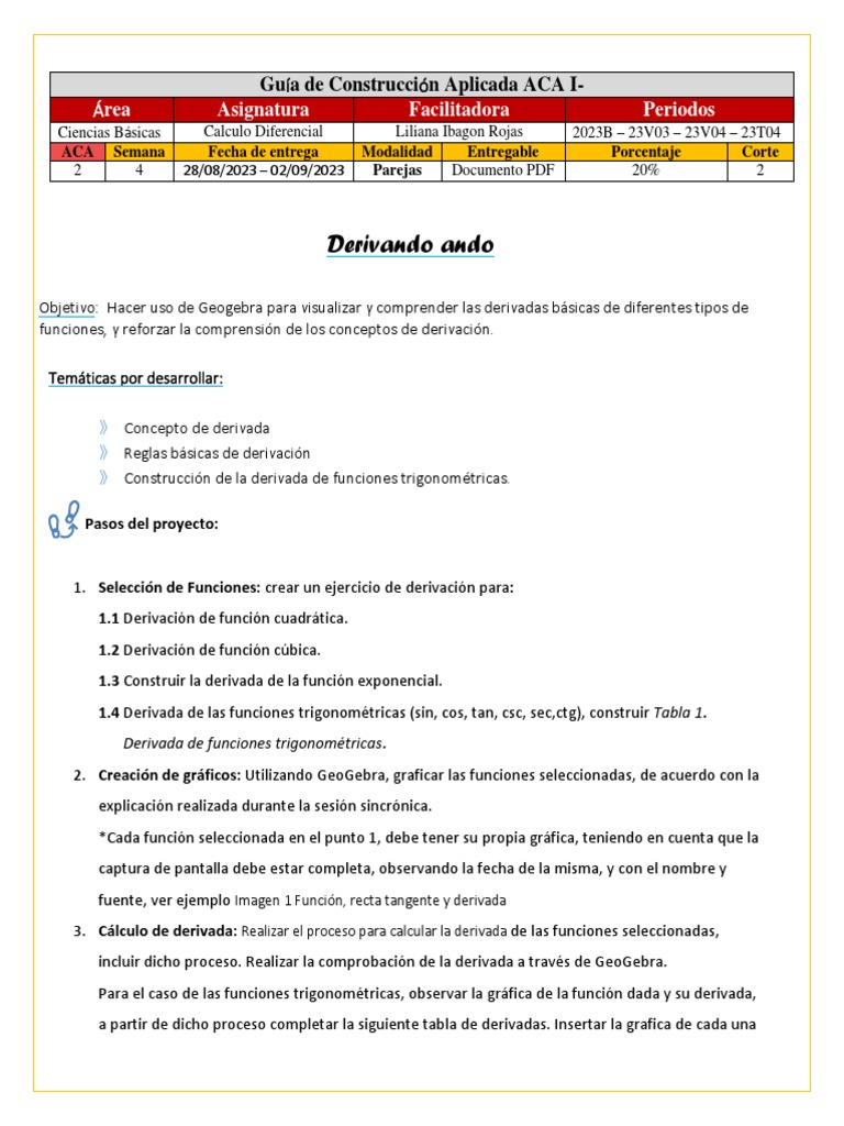 Guia_ACA_II_Cálculo_Diferencial | PDF
