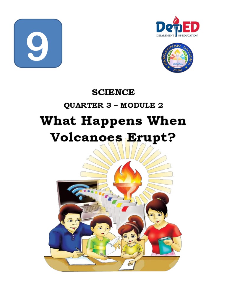 Grade 9 Q3 Module 2 | PDF | Volcano | Types Of Volcanic Eruptions