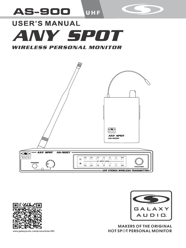 AS-900 - User Manual | PDF