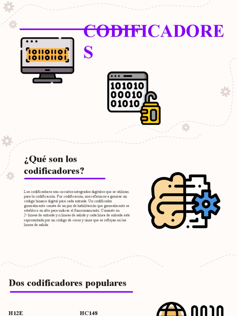 Codificadores y Decodificadores | PDF | Circuito integrado | Poco