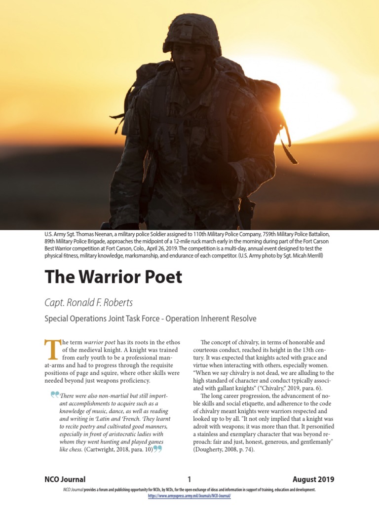 The Warrior Poet | PDF | Knight | Chivalry