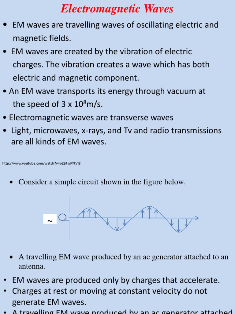 Electromagnetic Waves | PDF | Electromagnetic Radiation | Waves